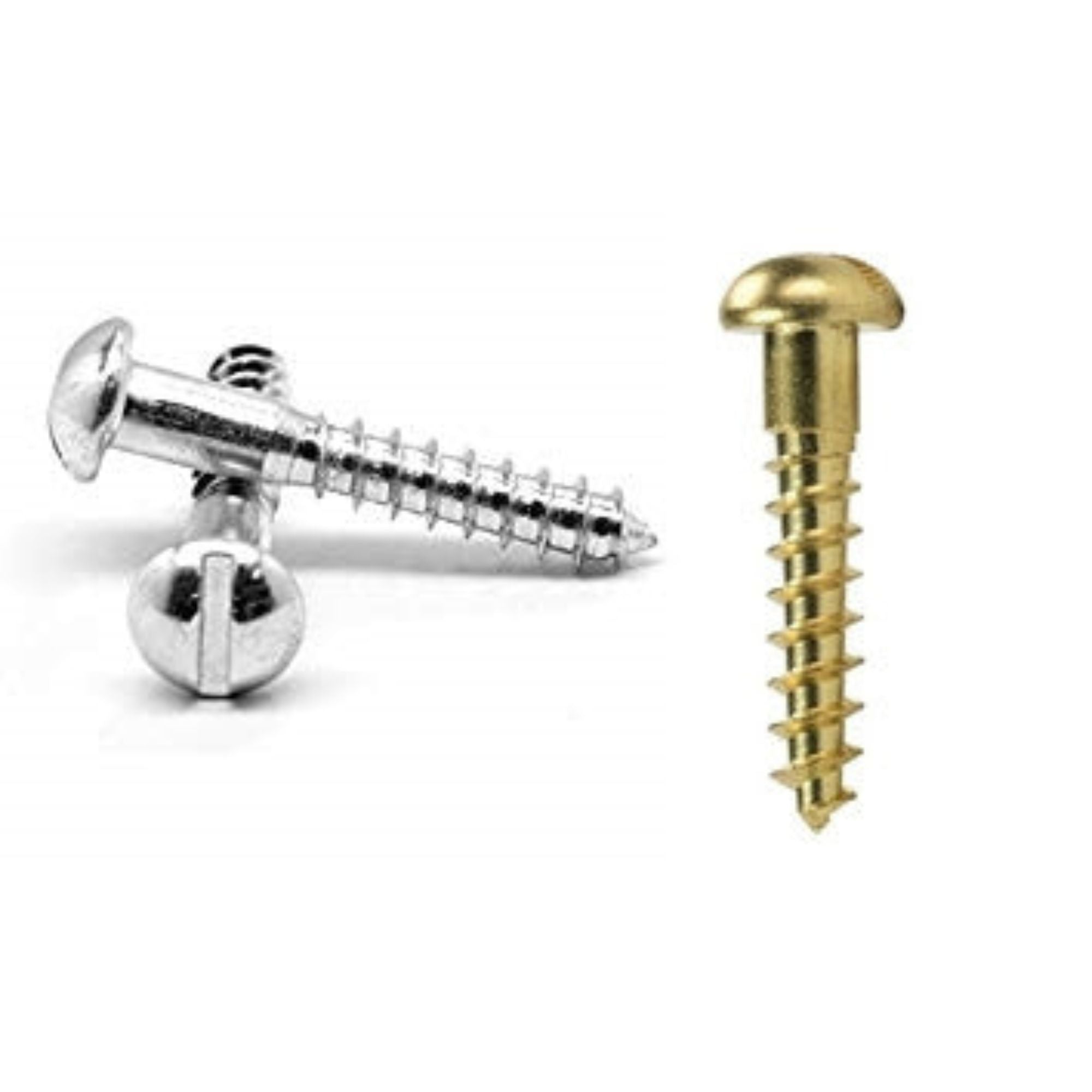 #4 Wood Screws Slotted Round Head – Restoration Supplies